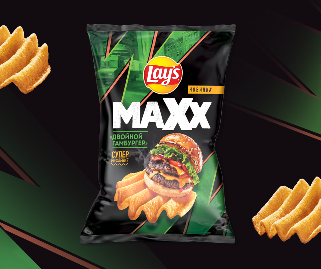 «Двойной гамбургер» – LAY'S®